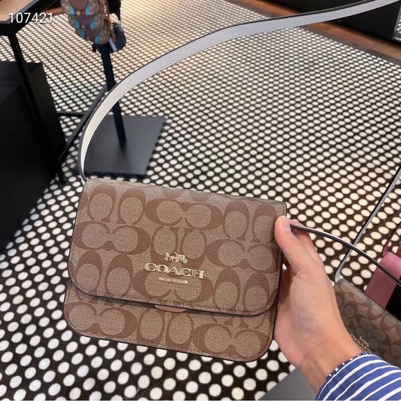 Coach | Bags | Coach Mini Brynn Crossbody In Signature Canvas | Poshmark